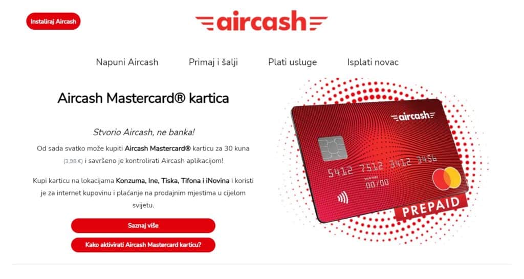 Aircash kartica – kako je koristiti u casinu ili kladionici?